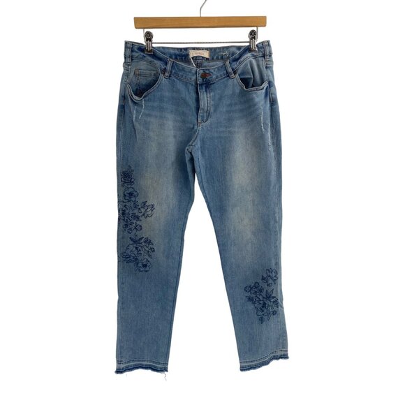 Sundance | Jeans | Sundance Size 32 Magnolia Floral Embroidered Jeans ...